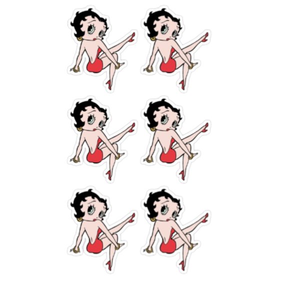 Design | Betty Boop Laminated Vinyl Stickers 75 | Poshmark